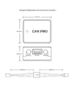 CAN PMU High precision power detection unit for UAV and flight controller – CUAV Official Store