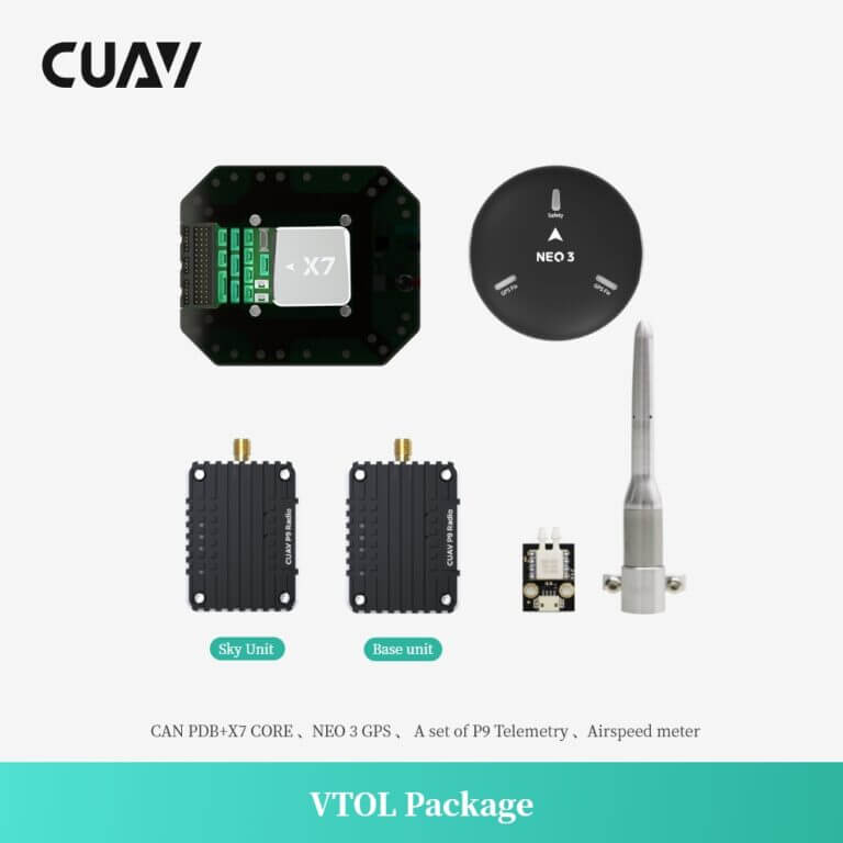 CUAV P9 Radio Drone Telemetry | High power High speed Ultra-vision UAV ...