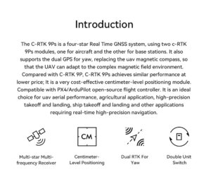 CUAV C-RTK 9Ps Positioning Module | High Precision GPS RTK GNSS Pixhawk ...