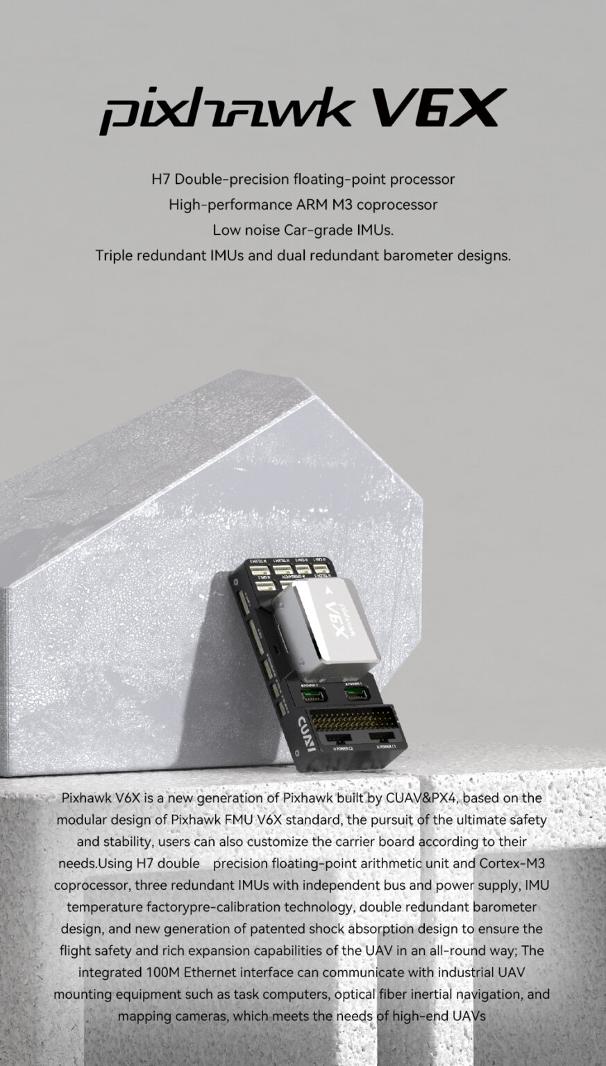 CUAV New Pixhawk V6X flight controller – CUAV Official Store