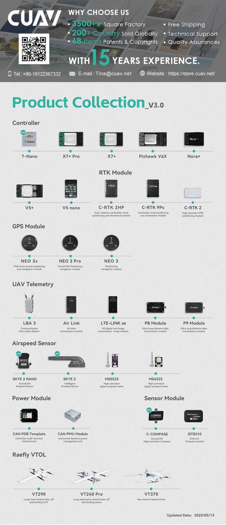 CUAV New VT240 pro VTOL for mapping surveying inspection – CUAV ...