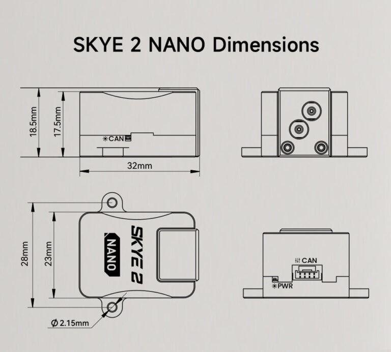 CUAV New SKYE 2 Nano DroneCAN DLVR High Accuracy And Linearity Airspeed Sensor – CUAV Official Store